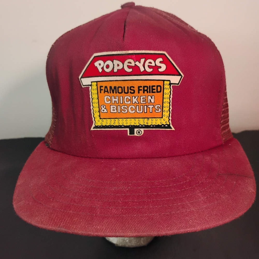 Vtg 80's Popeye's Famous Fried Chicken & Biscuits Mes… - Gem